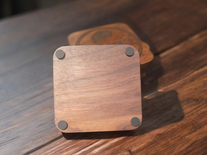 Ford Mustang Shelby Walnut Wood Coasters Perfect Gift!! Ships in 24 ...