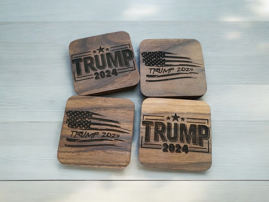 Donald Trump 2024 Coasters Ships Fast Birthday Christmas Any Holiday ...