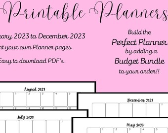 Printable 3-month Planner Template V2 Calendar Landscape Productivity ...