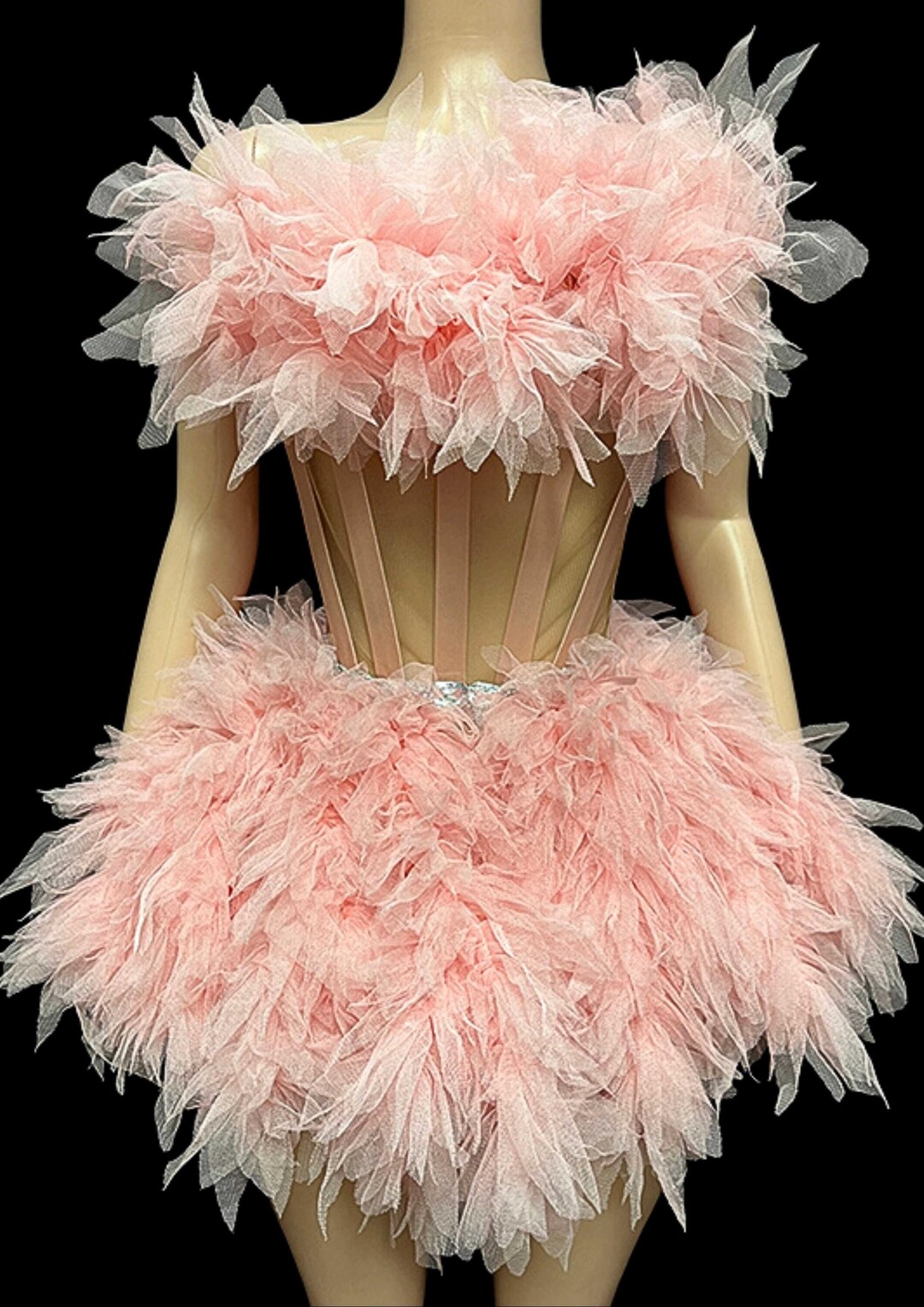 Mini Dress: Berry Sorbet / Glam Dress / Pink Dress / Barbie Dress ...