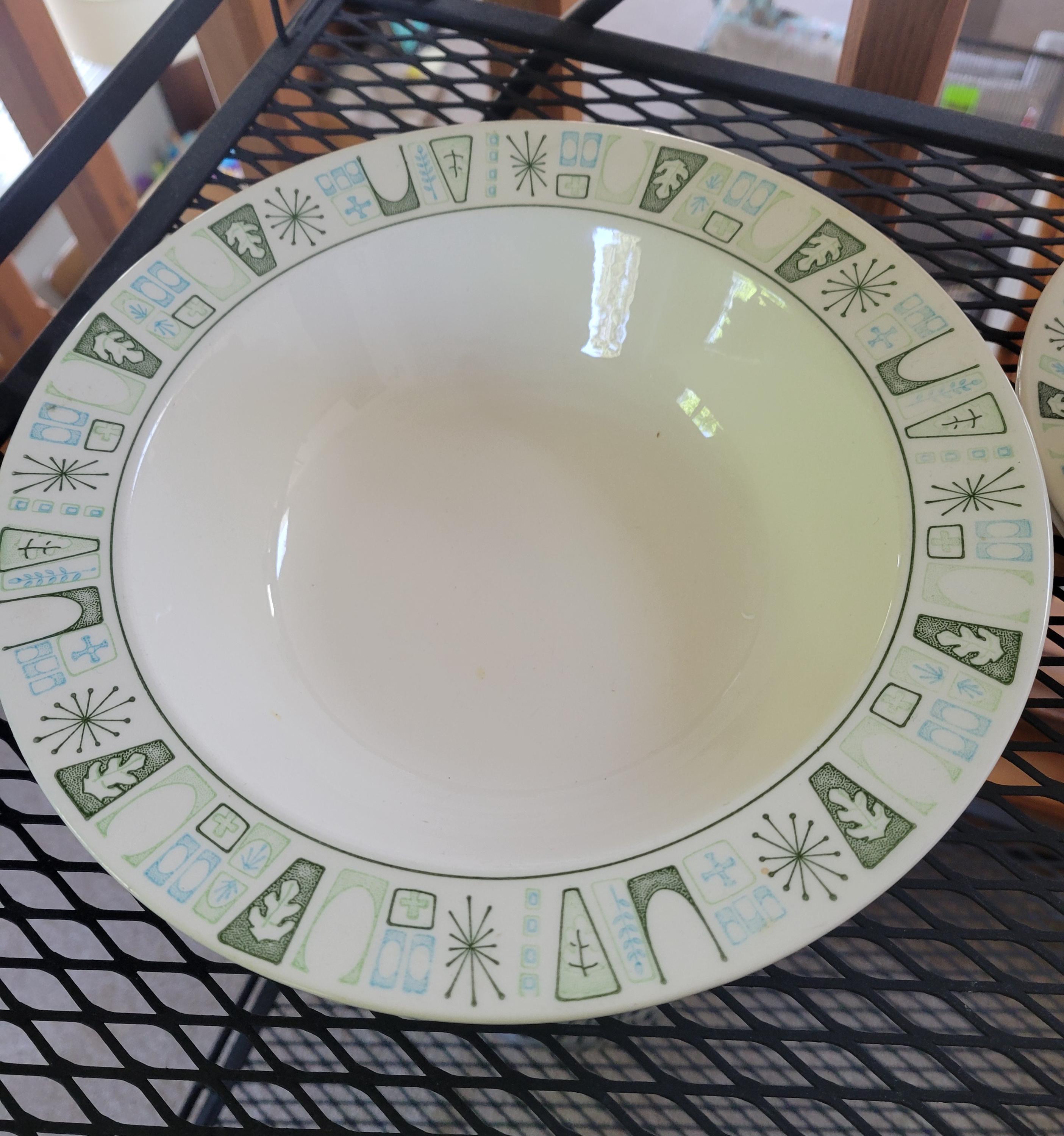 Taylor Smith Cathay/taylorstone/ Atomic Dinnerware/starburst Bommerang ...