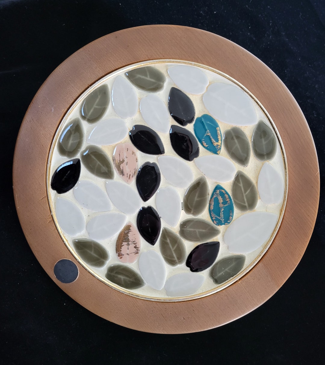 Wood and Mosaic Trivet/mosaic Tile Serving Trivet - Etsy