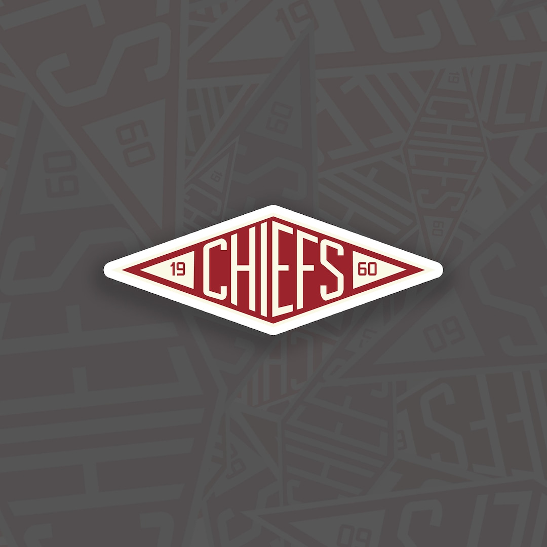 Chiefs Sticker Kansas City Sticker KC Football Sticker - Etsy