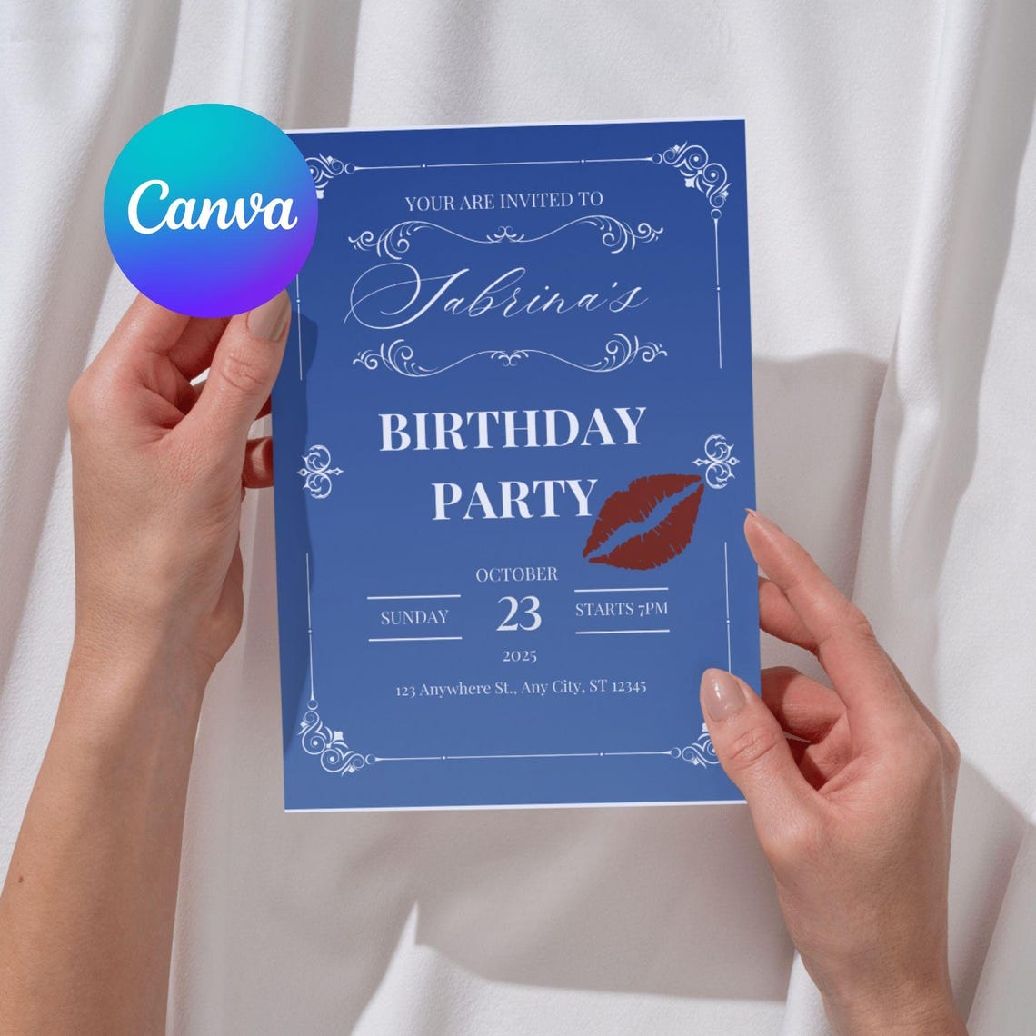 Invitation Thème Short and Sweet Personnalisable Modifiable Sabrina ...