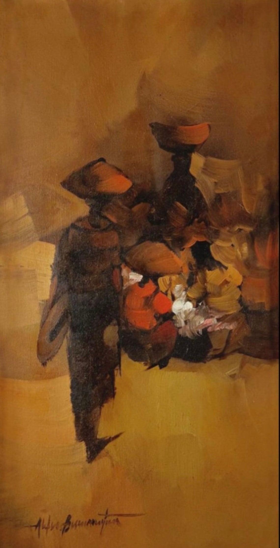 Alfredo Buenaventura 1942-1982 Marché Au Philippines Tableau - Etsy