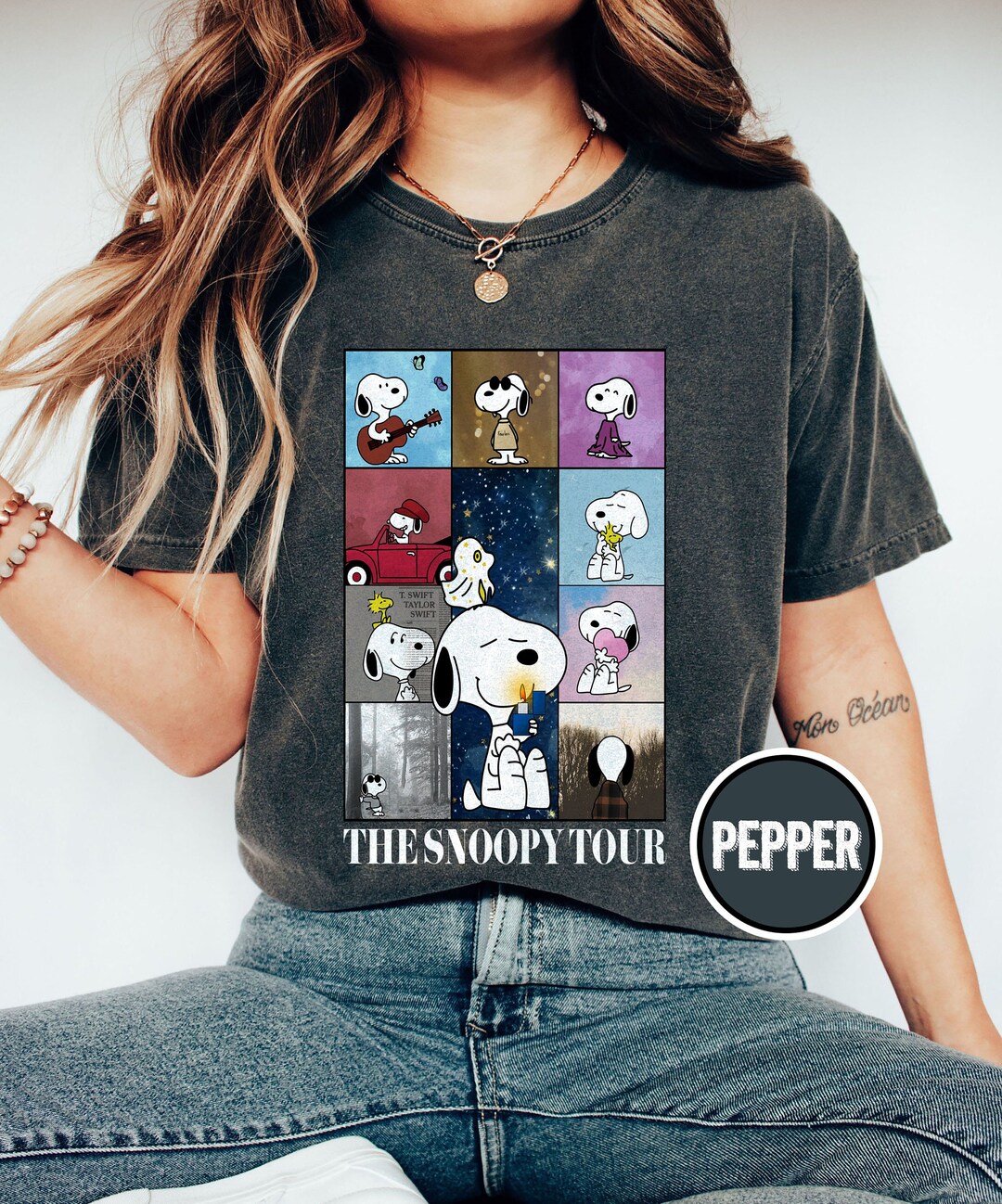 Snoopy Custom Eras Tour Shirt Youth Eras Tour Shirt Snoopy - Etsy