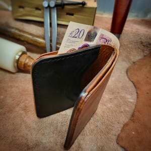 Handcrafted Italian Leather Wallet - Rustic Design With 6 Card Pockets ...