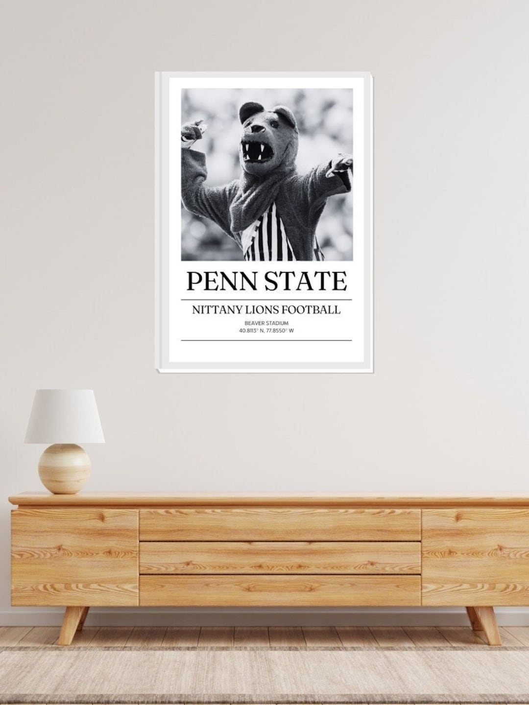 PSU NITTANY LION | Digital Print - Etsy