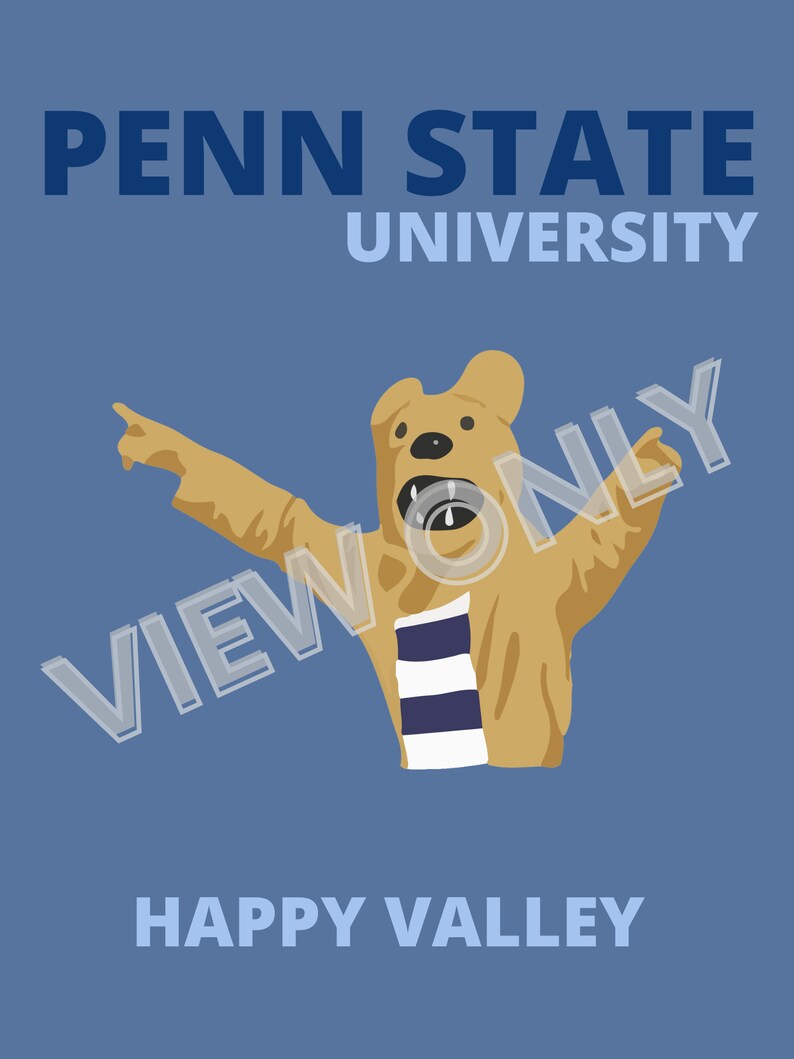 PSU BARS | 6 Digital Prints - Etsy