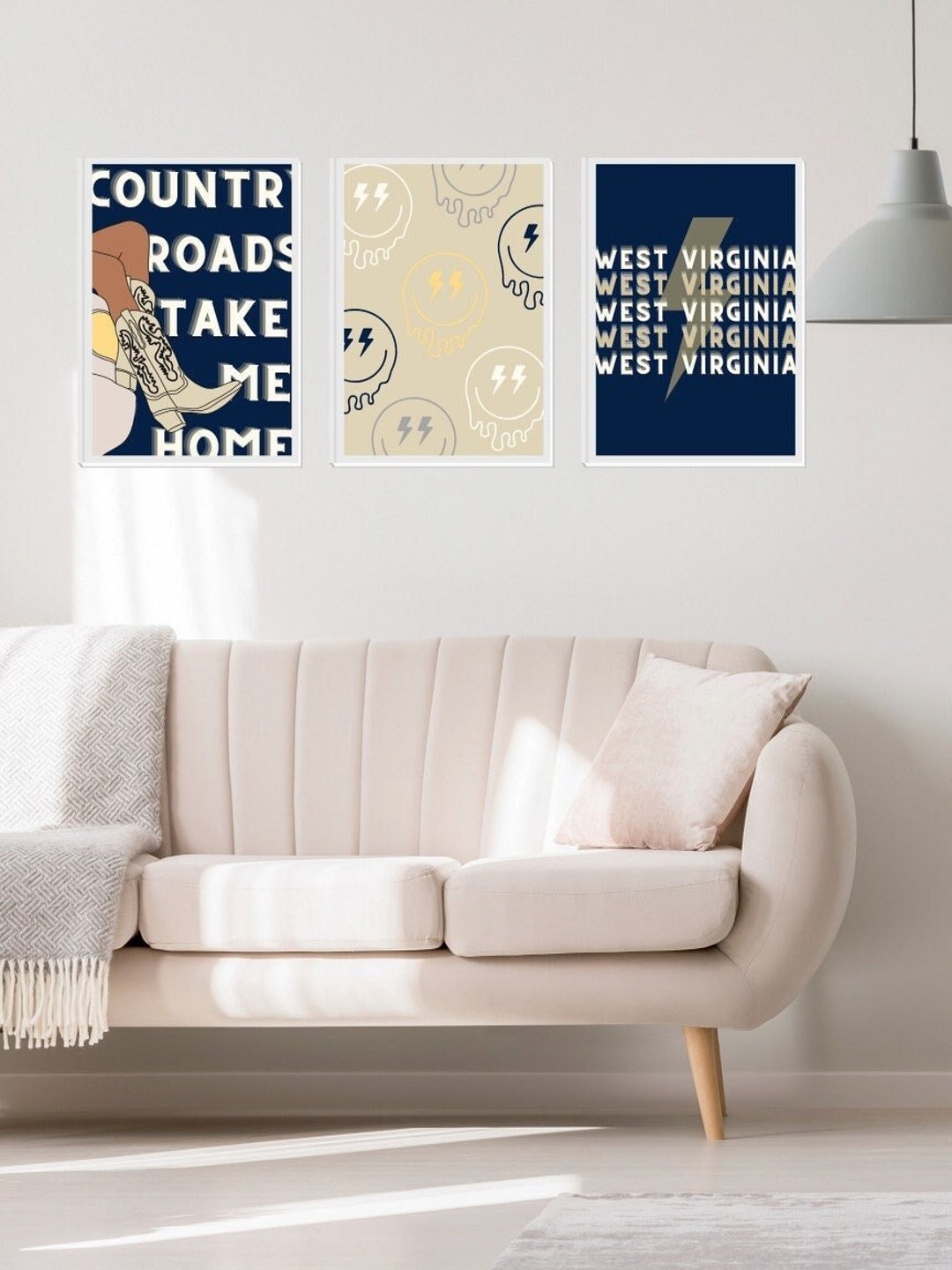 WVU PACK 3 Digital Prints - Etsy