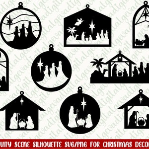 Nativity SVG Bundle / Cut File / Cricut / Commercial Use / Nativity ...