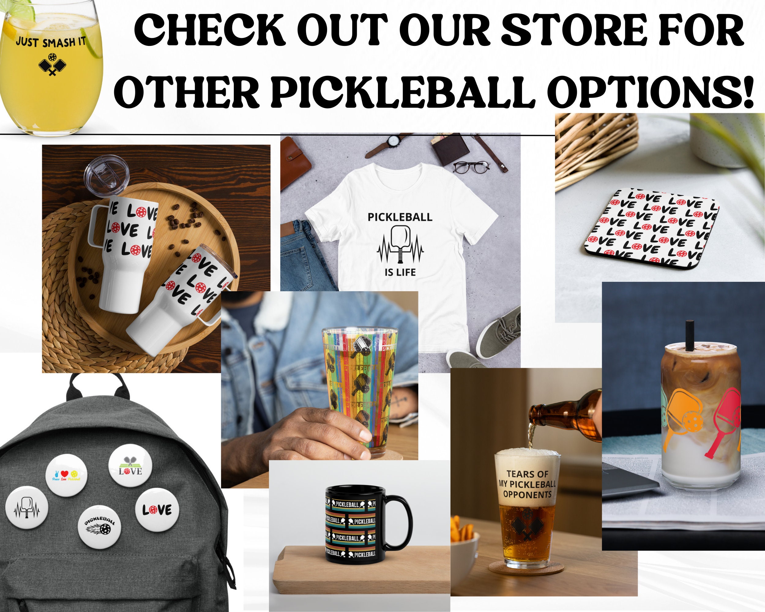 Fun Pickleball Glass Pickleball Cup Pickleball Tumbler - Etsy