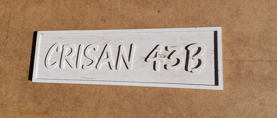 Limestone House Number Address Plaque Customizable Outdoor Home Address ...