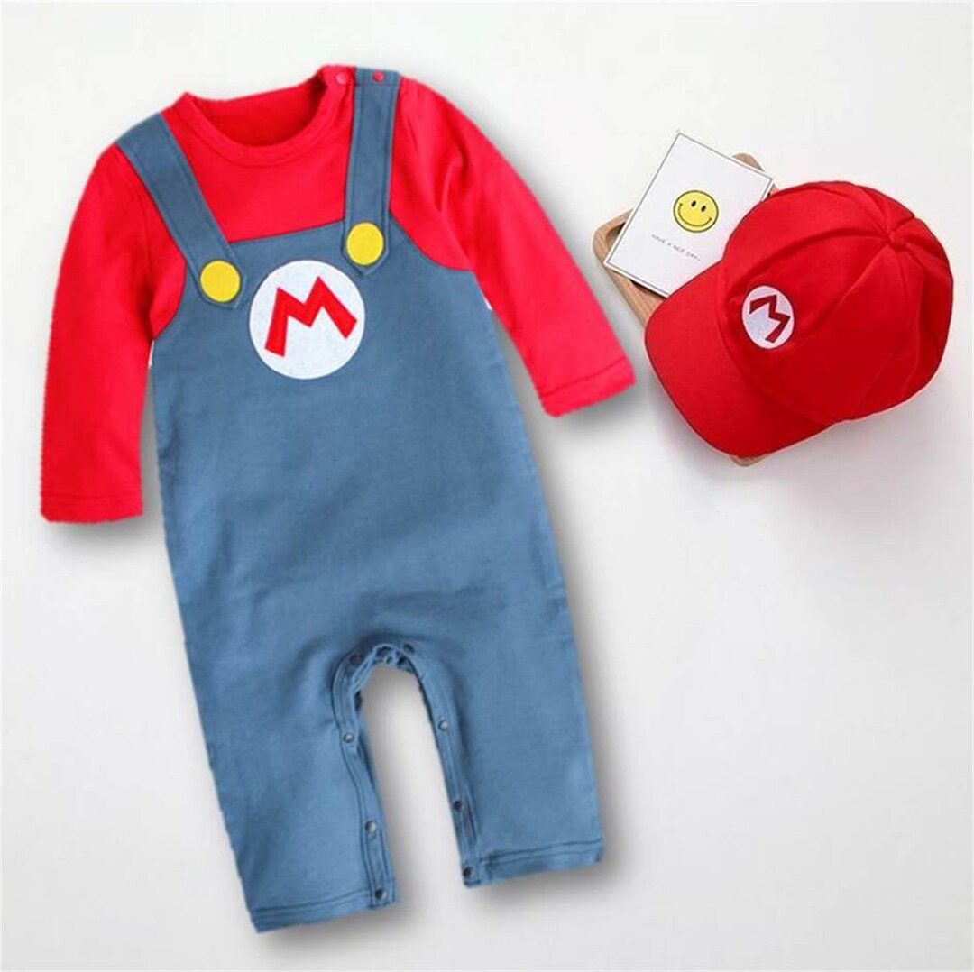 Newborn Super Mario Baby Rompers Baby Super Mario Cosplay - Etsy Australia