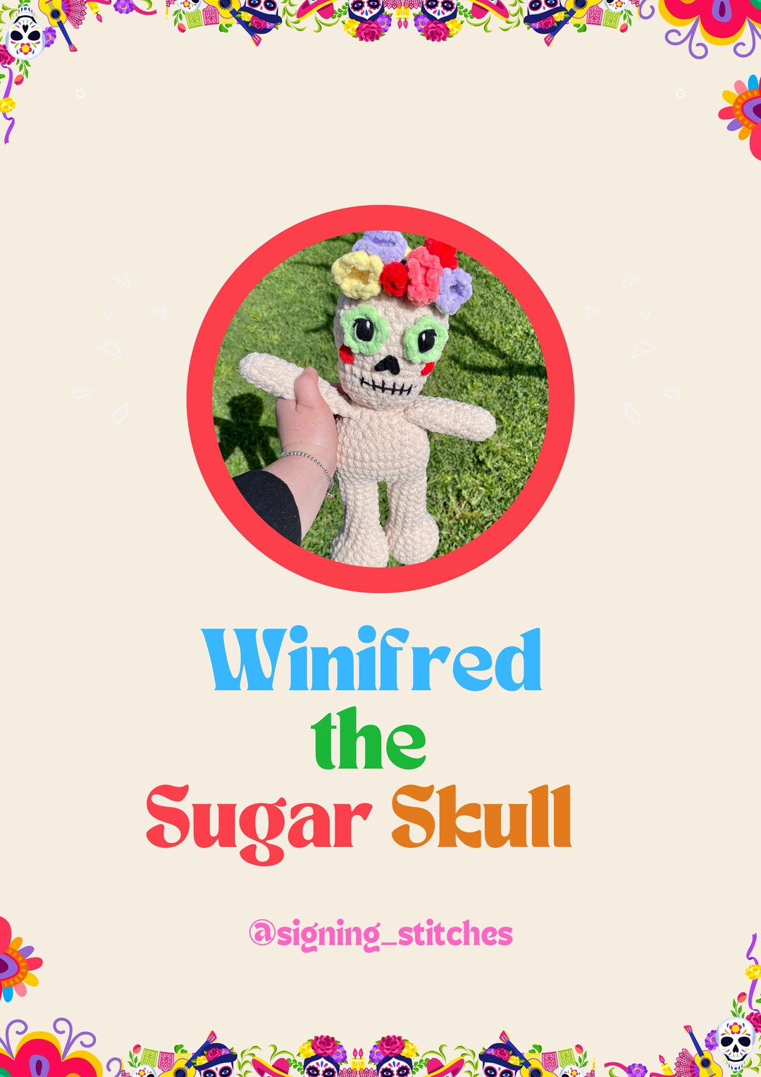 Winifred the Sugar Skull *crochet Pattern Only* - Etsy