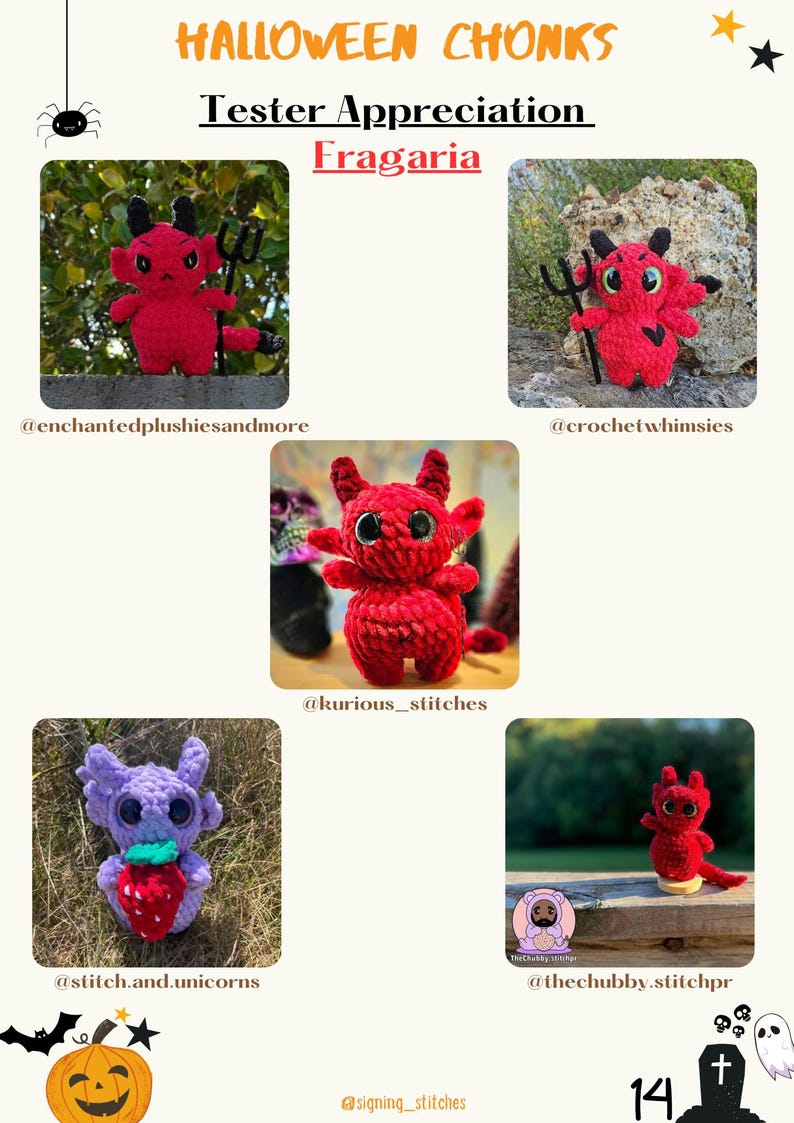 Crochet Pattern Bundle - OG Halloween Pocket Chonks - Etsy