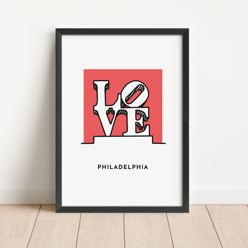 Philadelphia Love Sign - Etsy