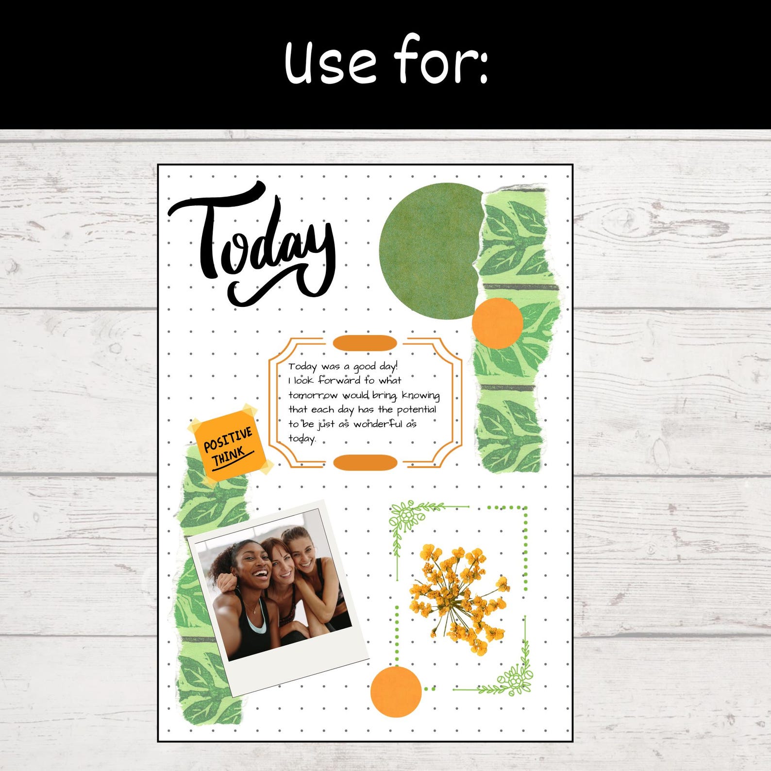 Printable and Digital Memo Pads, Frames, Bujo Supplies, Blank Writing ...