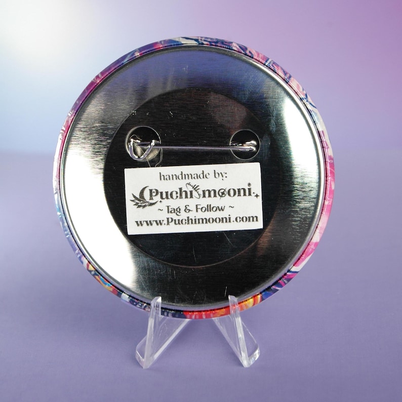 Ryomen Sukuna - JJK | Anime Button Pin 59mm – Holographic "broken Glass ...