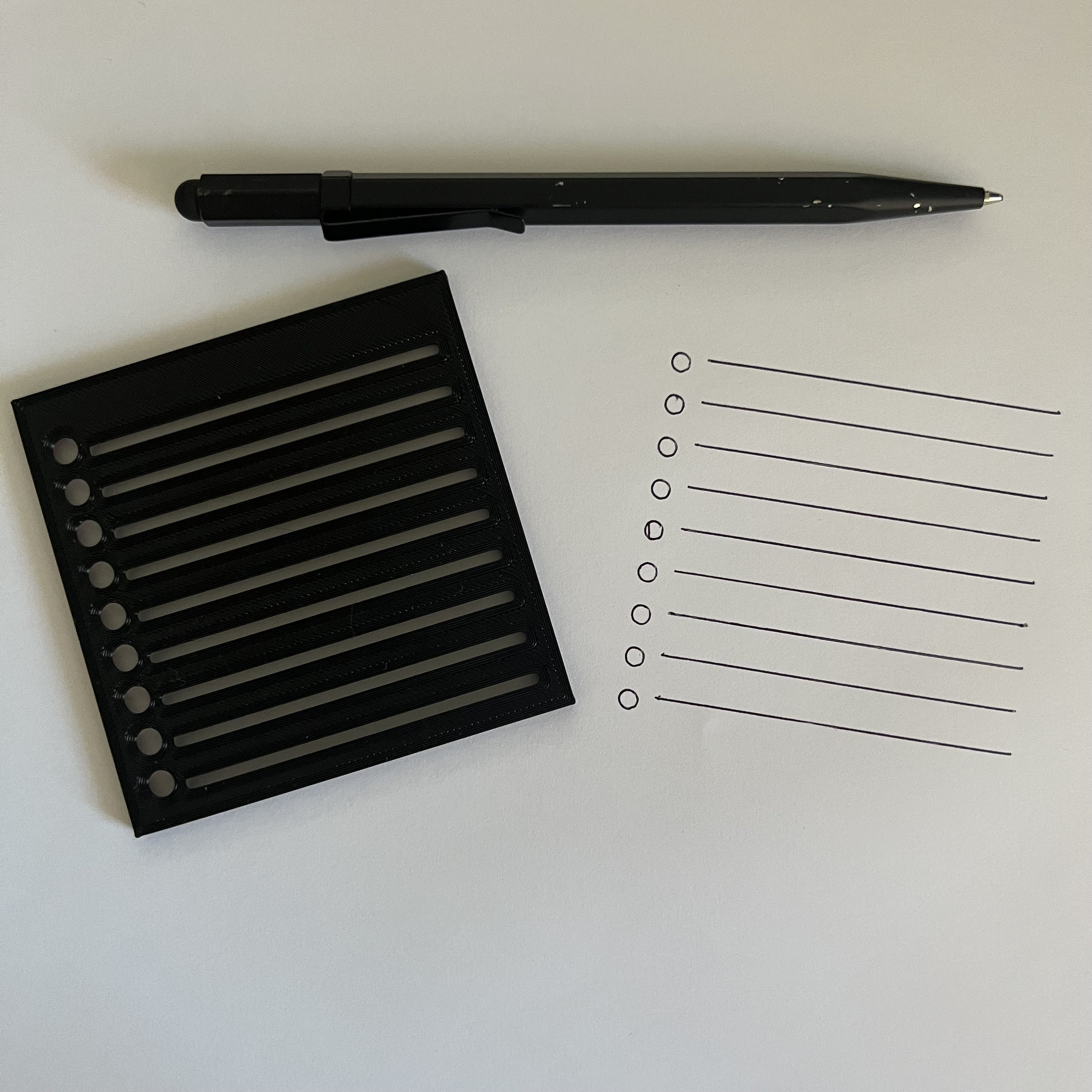 Post-it Note Checklist Stencil for Students - Etsy