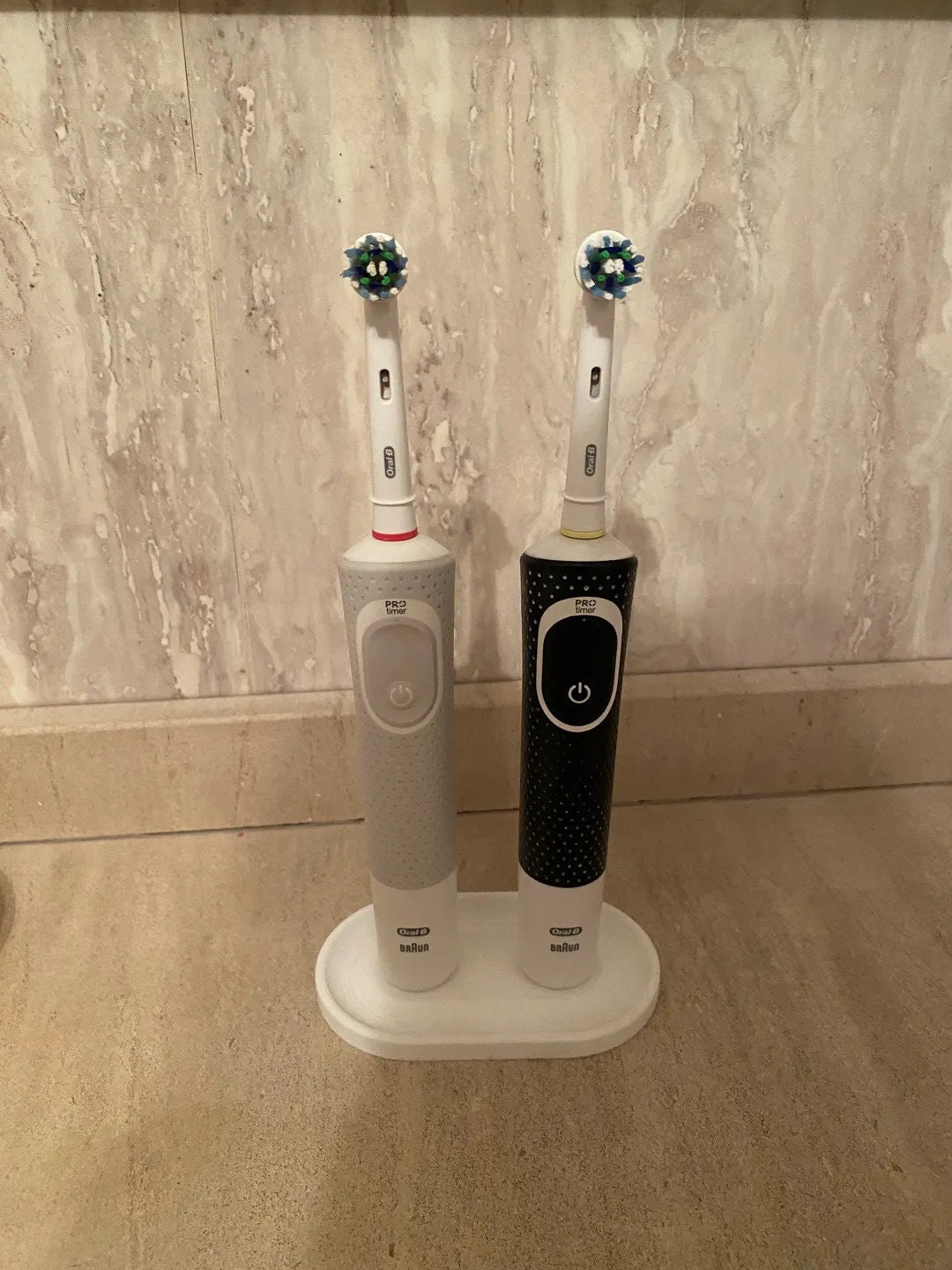 Minimal Double Stand for Oral-b Electric Toothbrushes - Etsy