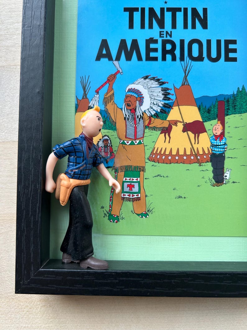 Tintin Frame - Etsy