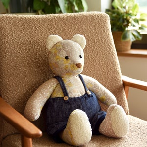 Simplicity A2115 Pattern Memory Bear Pattern Plush Sewing Pattern ...