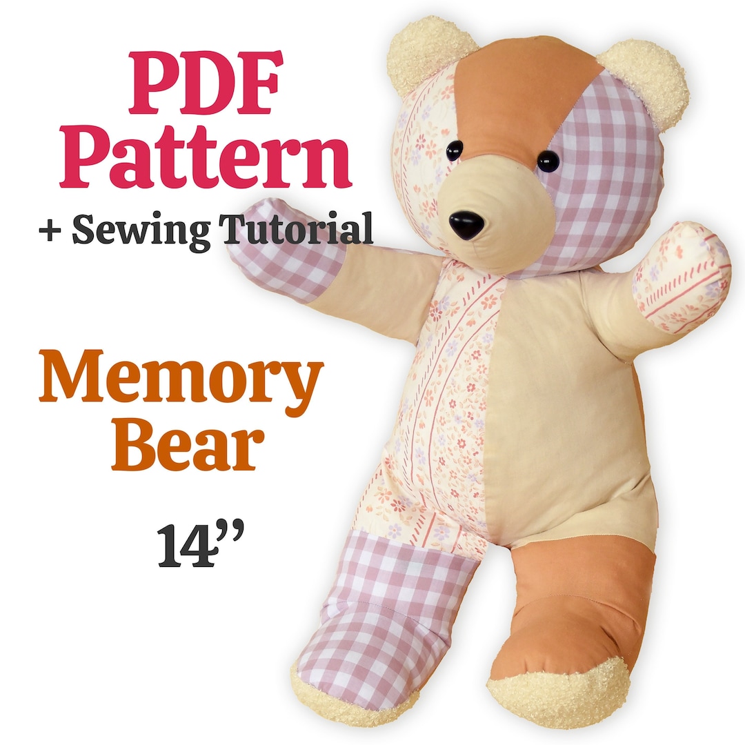 Memory Bear Sewing Pattern: Keepsake Plush Toy (PDF Pattern) - Etsy