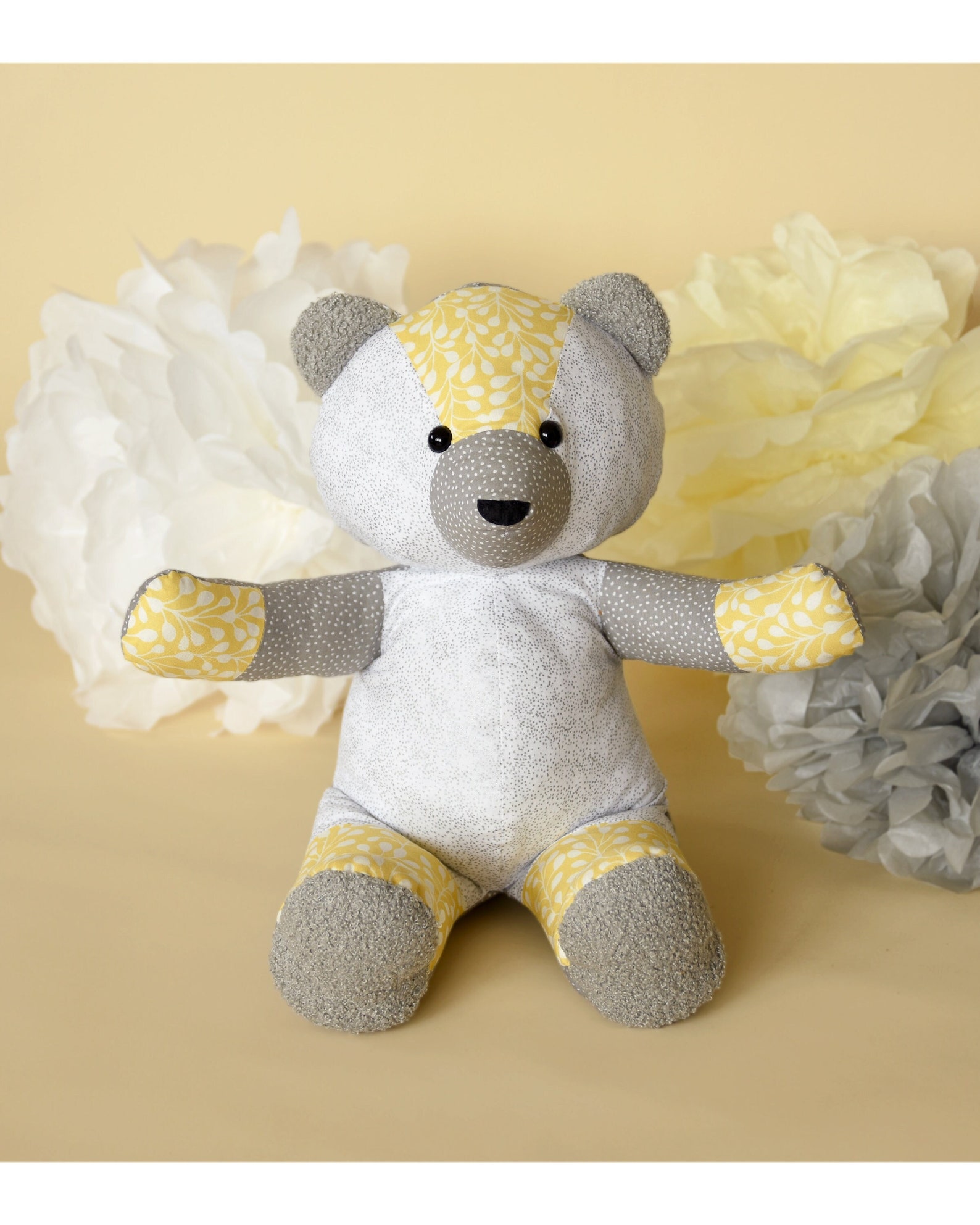 Teddy Bear Pattern Memory Bear Pattern Memory Bears Sewing Pattern Bear ...