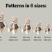 Memory Bear Pattern 6 Sizes Easy Sewing Pattern Plush Bear Pattern ...