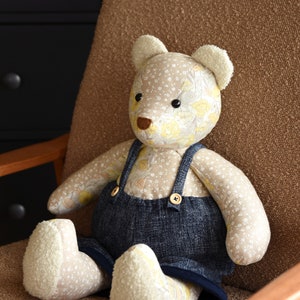 Simplicity A2115 Pattern Memory Bear Pattern Plush Sewing Pattern ...