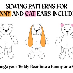 Memory Bear Pattern Simplicity A2115 Pattern Plush Sewing Pattern ...