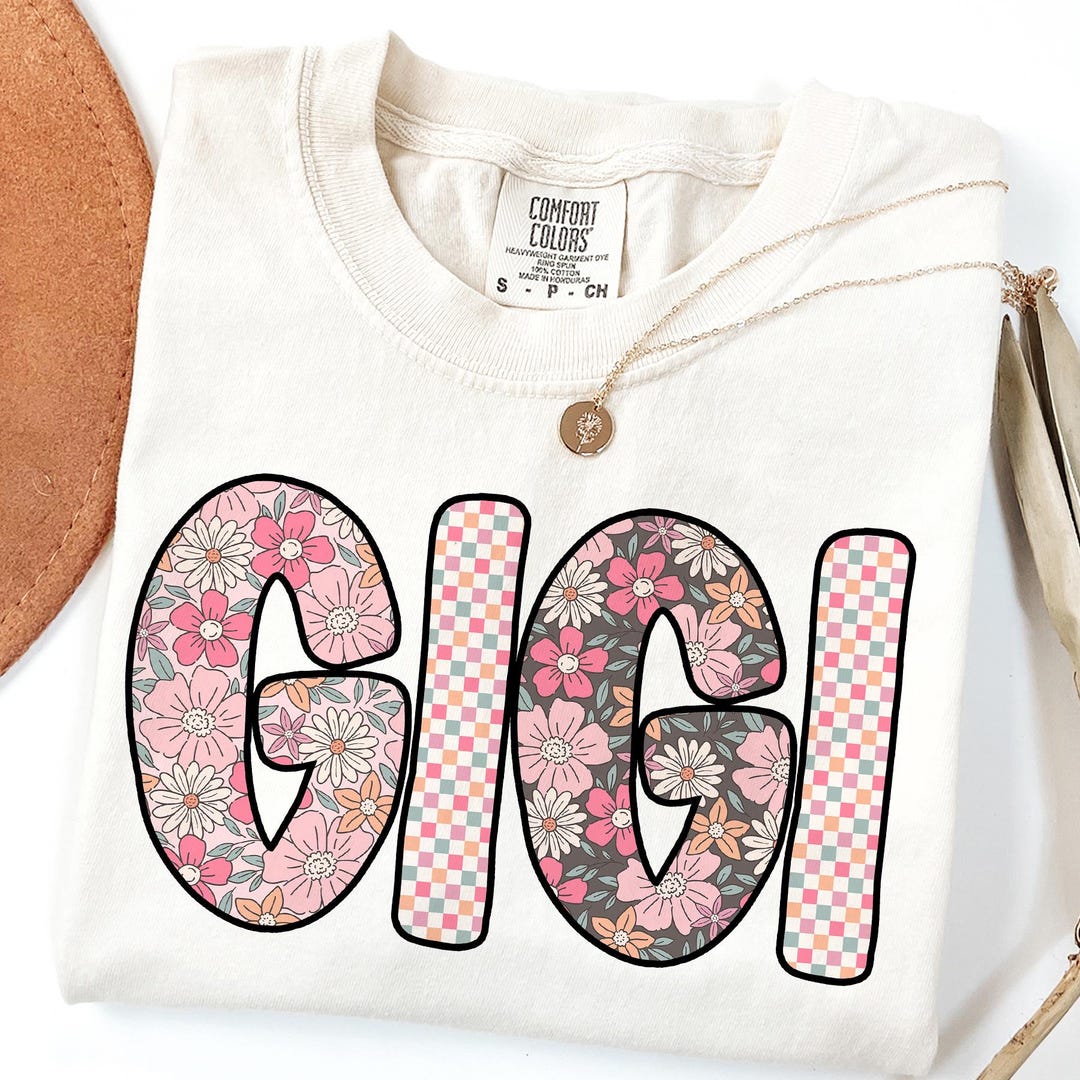 Preppy Gigi Png, Cute Gigi Png, Floral Gigi Png, Mothers Day Png, Gigi ...