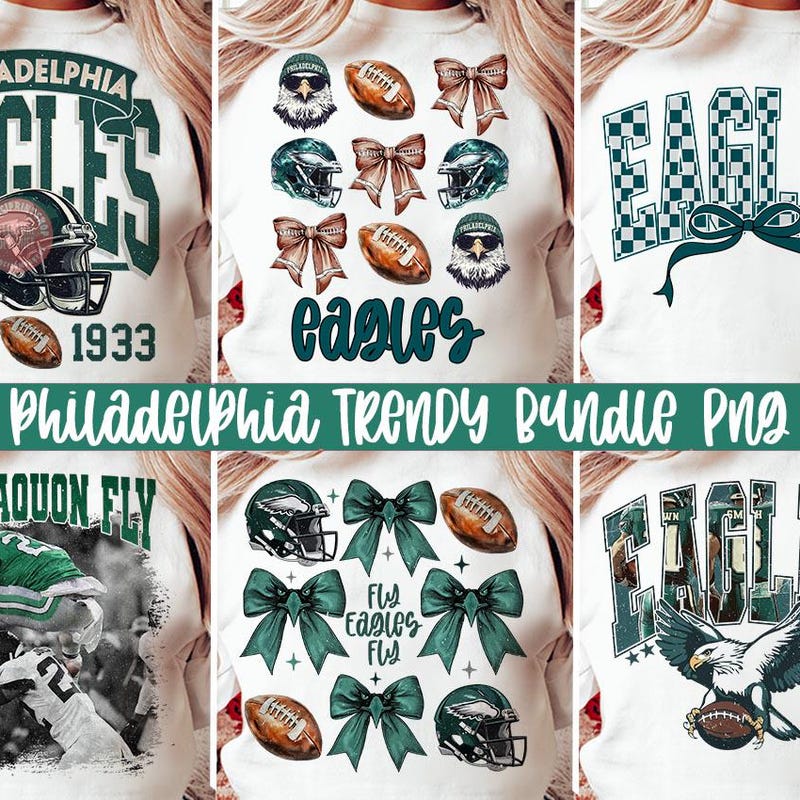 Philadelphia Eagles Font - Etsy