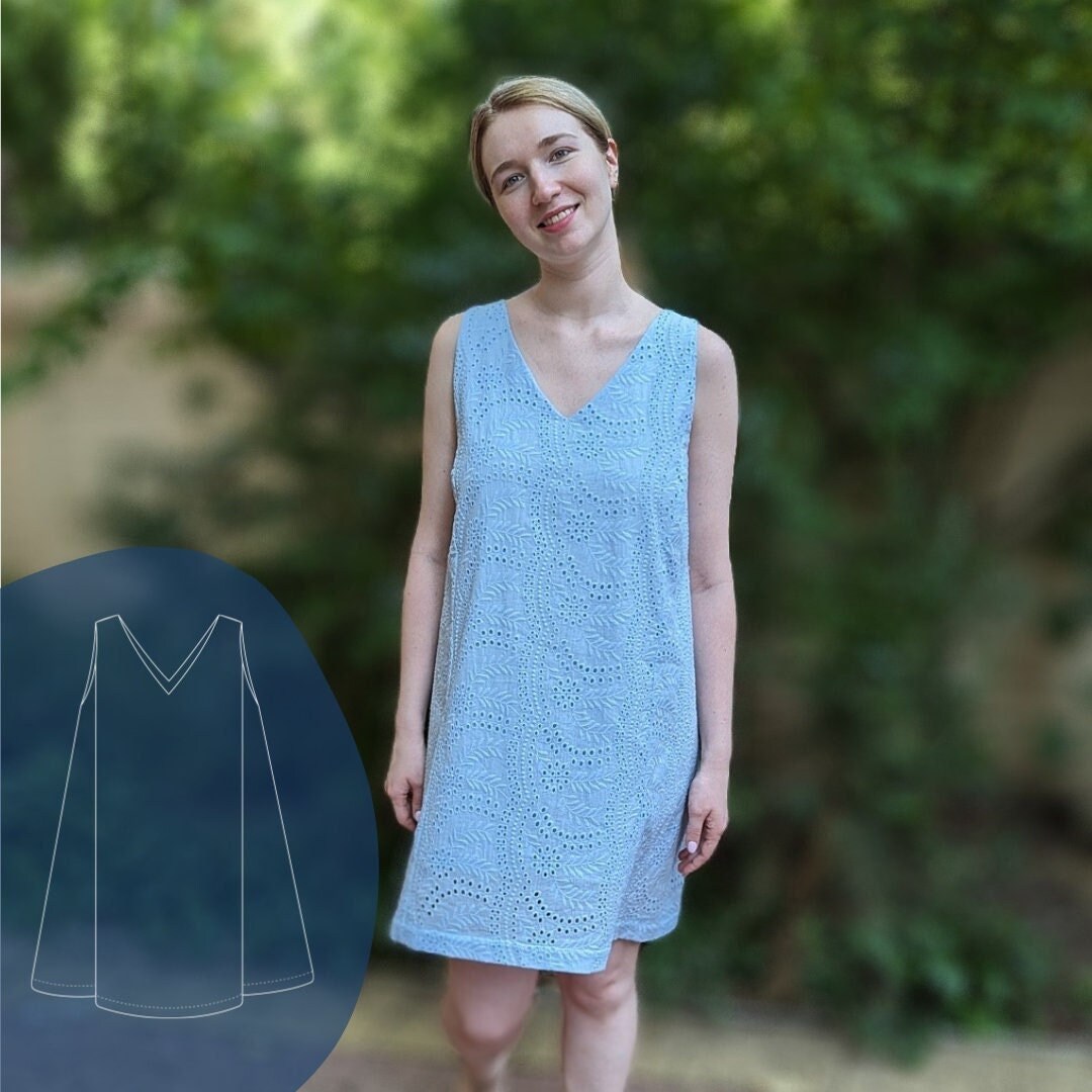 PDF Sewing Pattern - A-line Dress Atlanta - Etsy