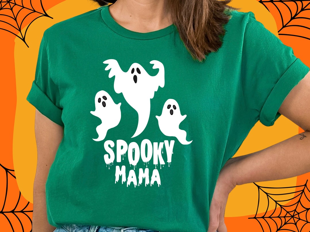 Funny Ghost Mama Tshirt - Spooky Ghosts Halloween T-shirt - Scary T ...