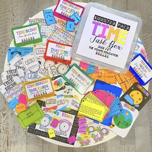 TIME BOOSTER PACK Bundle - Maths Activity Pack Bundle *differentiated ...