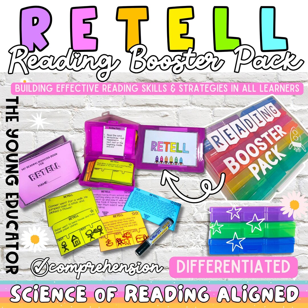 Retell Reading Strategy - READING BOOSTER PACK 1/12 - Etsy