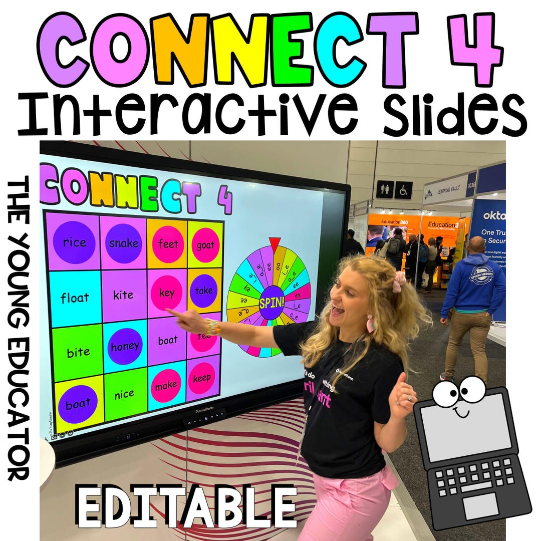 Connect 4 - Interactive Powerpoint Game *editable* - Etsy