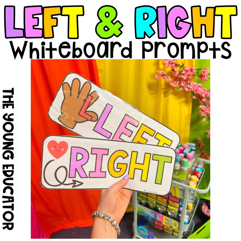 Rainbow Left & Right Board Prompts - Etsy