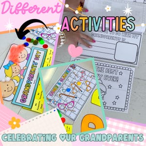 Grandparents Day Activity Pack - Low Prep & Open Classroom Visitor ...