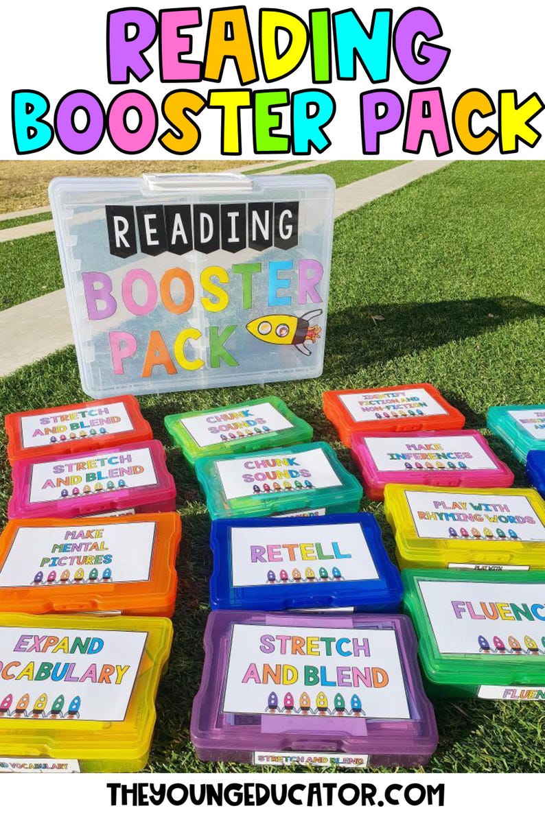 Reading Booster Pack Bundle | Reading Strategies Task Boxes | Science ...