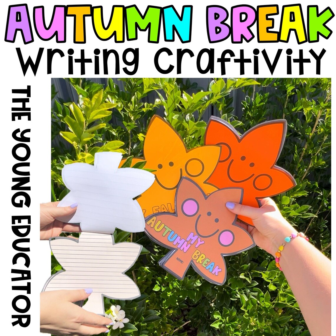 Autumn/fall Break Recount Writing Craftivity / Blank Writing Template ...