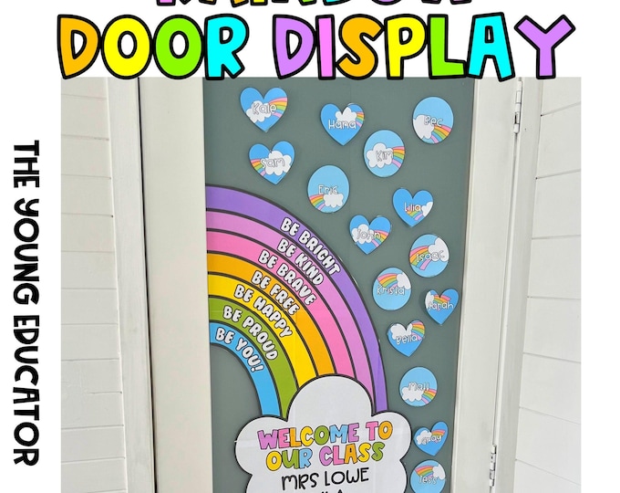 Teachers School Classroom Door Decoration Welcome Back to School ...
