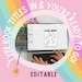 Editable Subject Book Covers - Back to School - Classroom - Etsy