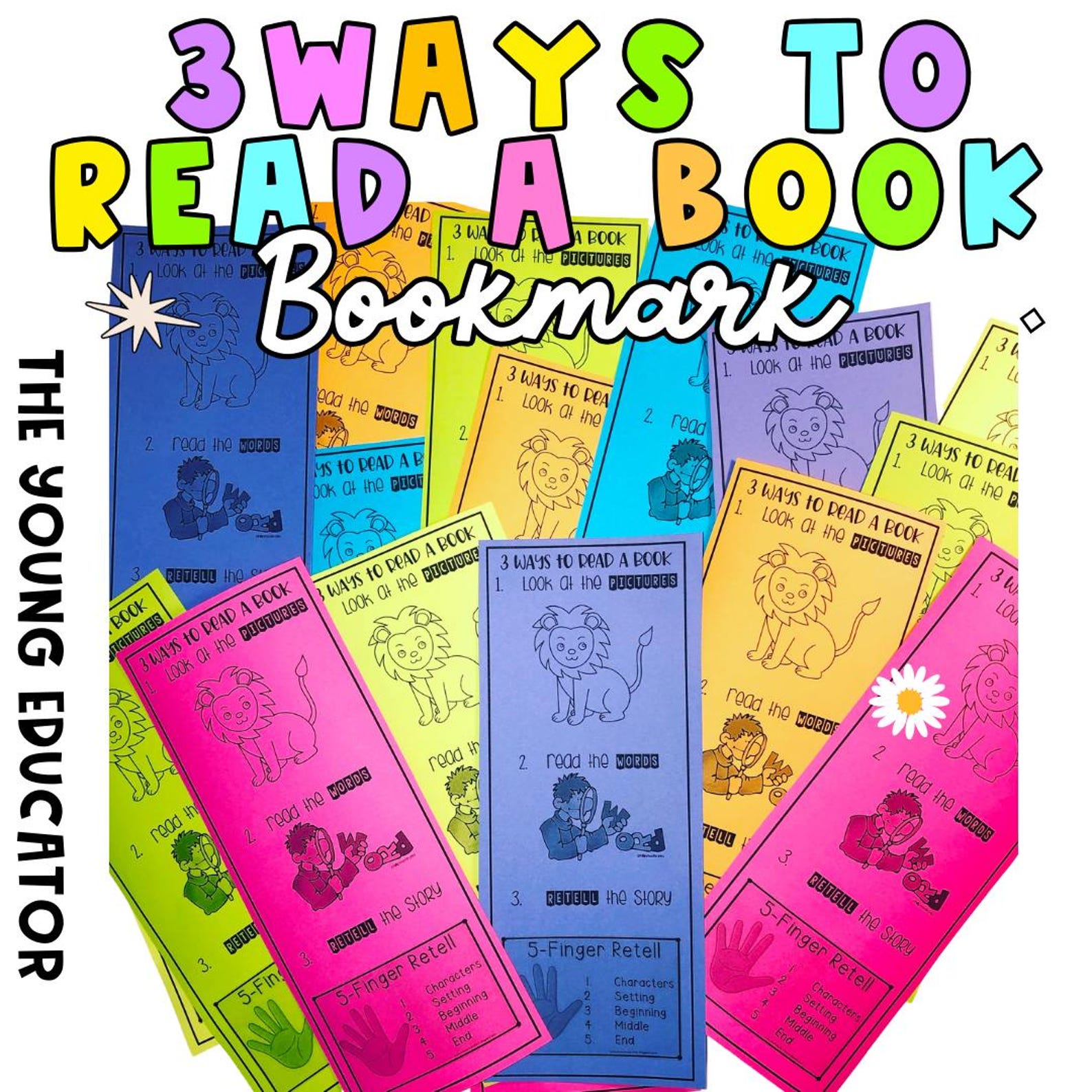 Read to Self Bookmark Three Ways to Read - Etsy