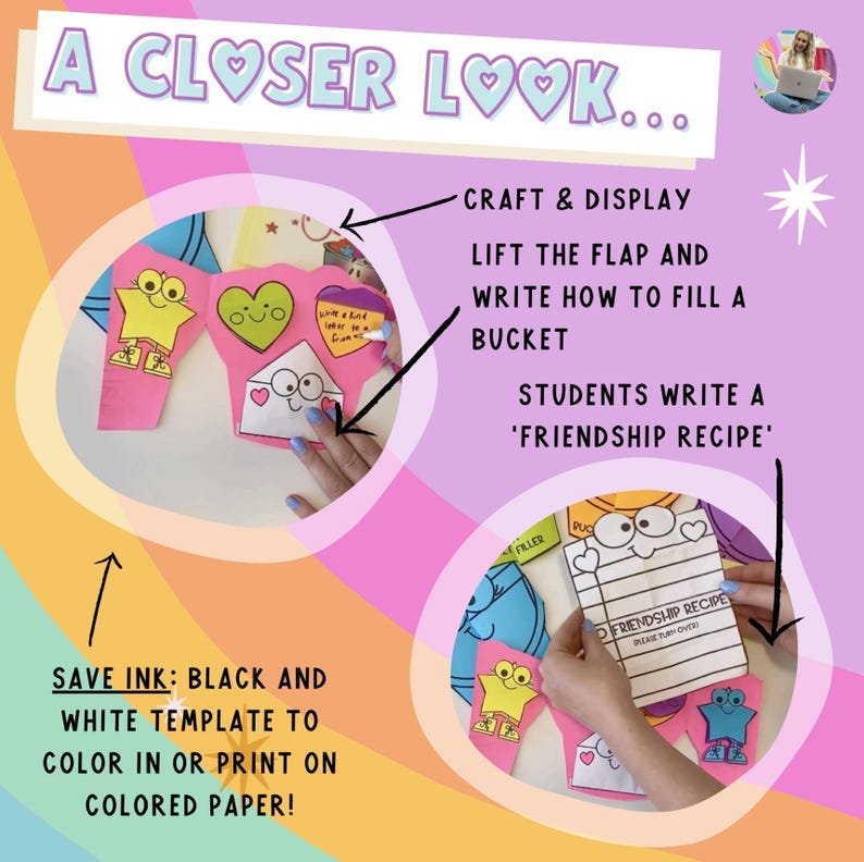 Bucket Filler Craftivity/back to School/friendship Recipe/how to Fill a ...