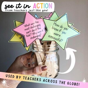 Lesson Reflection Sticks Prompts *formative Assessment* Learning ...