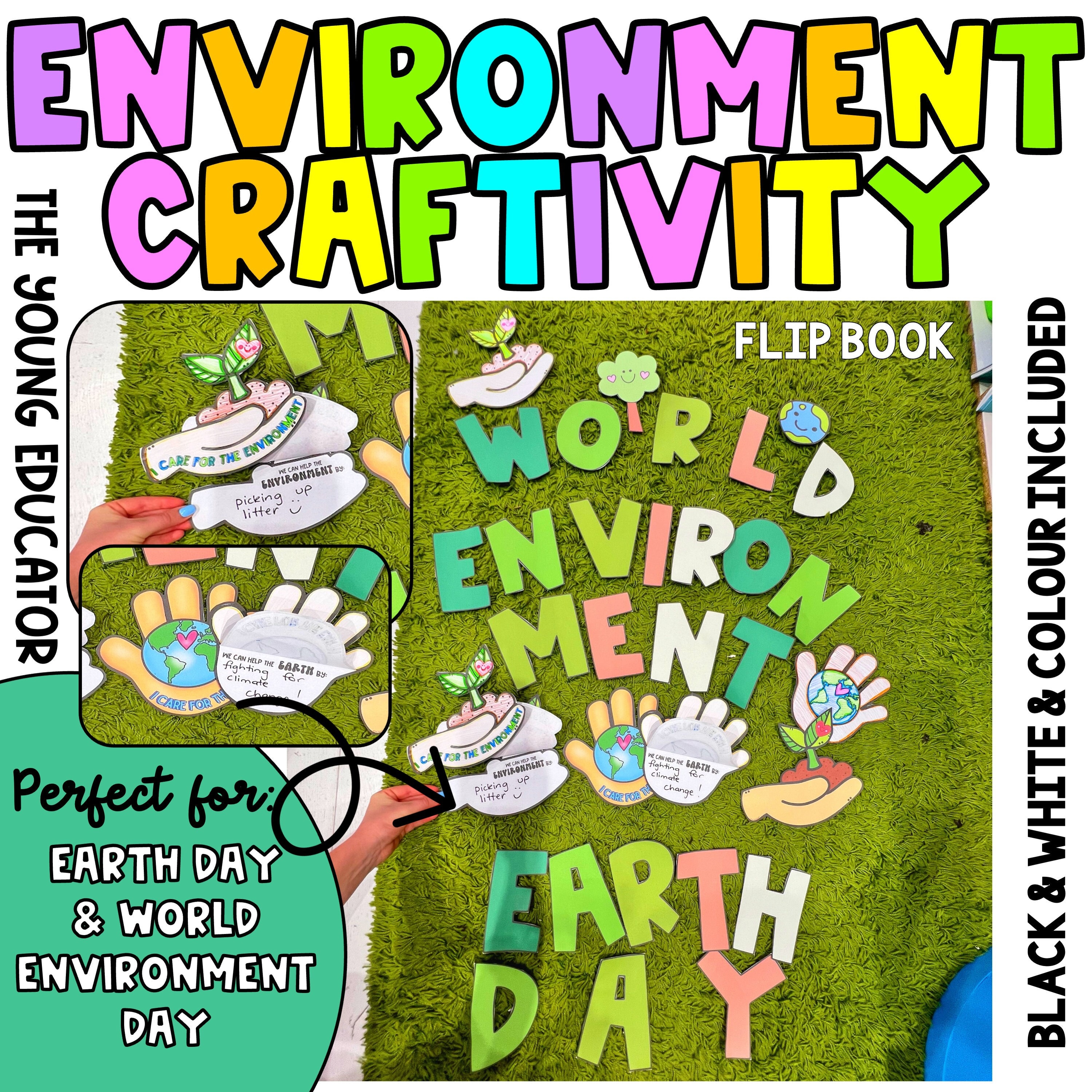 Earth Day / World Environment Day / Craft / Craftivity Display ...