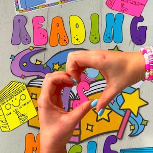 READING IS MAGIC!/ Book Reading Display / Book Week / Book Parade - Etsy